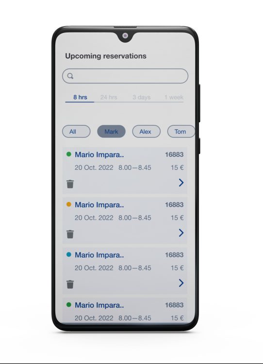 Salon Booking System Mobile Web App
