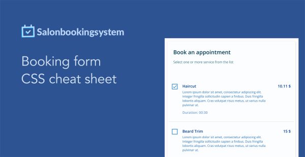 How to use CSS to re-style the booking form