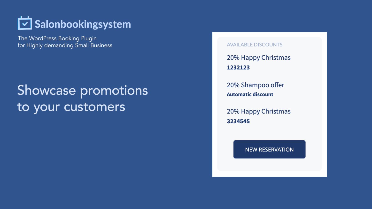 Showcase promotions to your customers - Salon Booking System, the ...