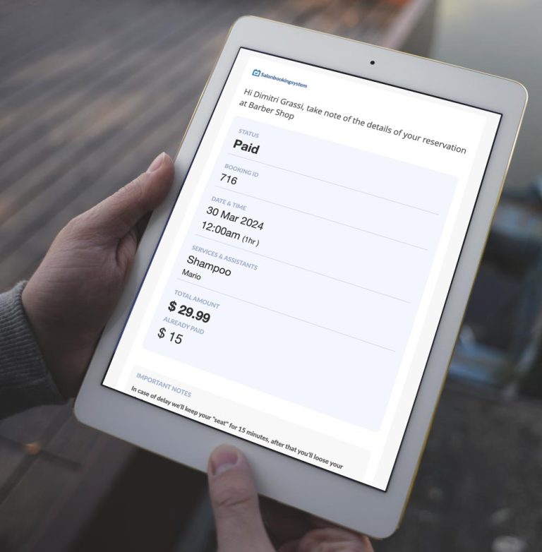 Salon Booking System | Appointment Scheduling App