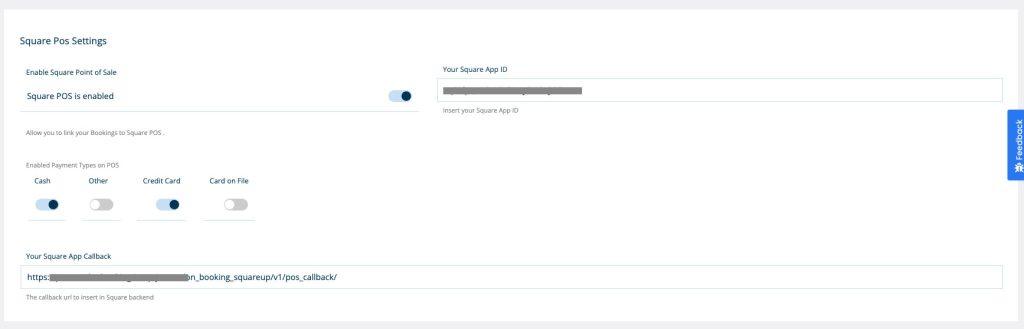 Square payment method and POS - Salon Booking System, the appointment ...